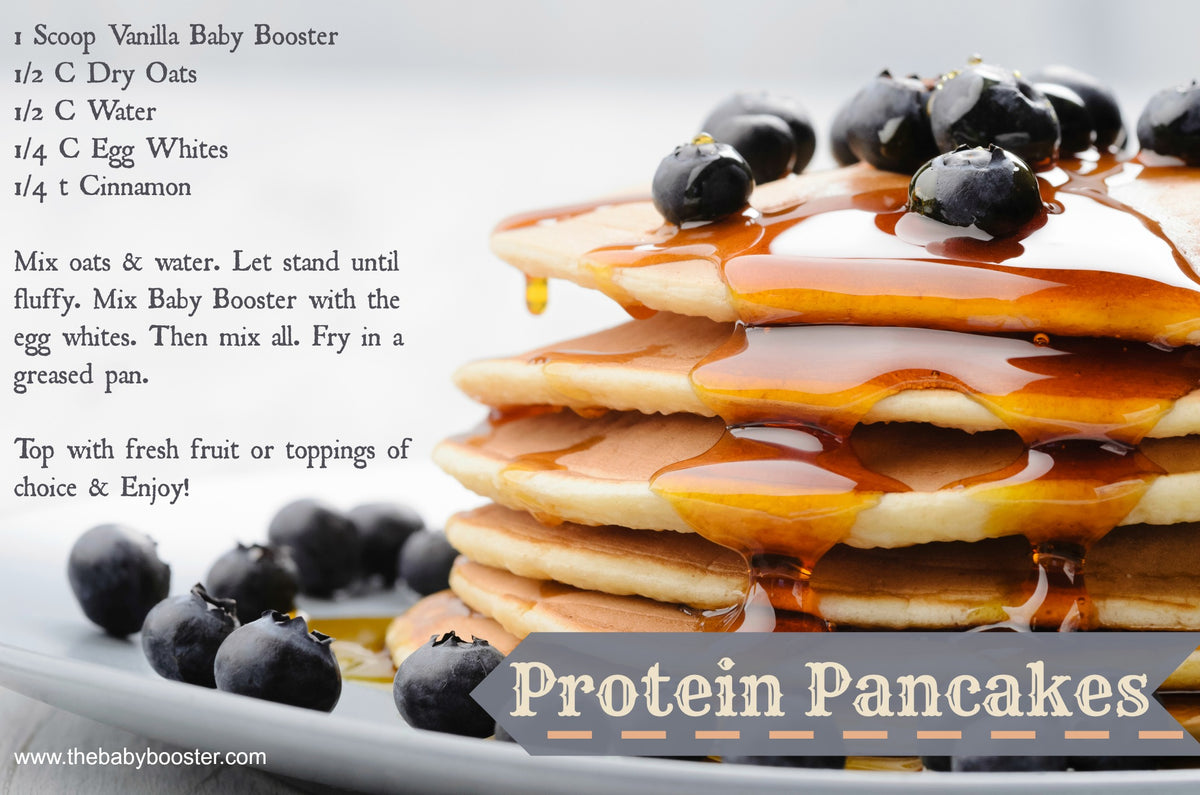 Protein Pancakes – Baby Booster Prenatal Protein Supplements